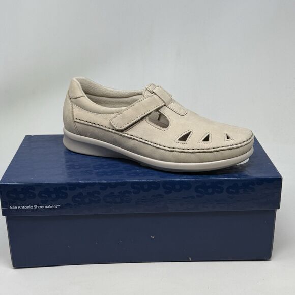 SAS | Shoes | Sas Roamer Shoes Womens 7 M Tan Brown Leather Mary Jane ...